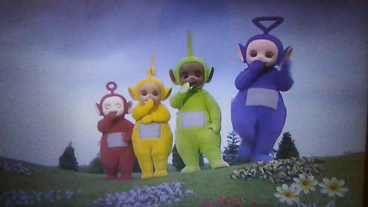The Teletubbies Walk To The Magic Windmill With T.U.F.F. Puppy Title ...