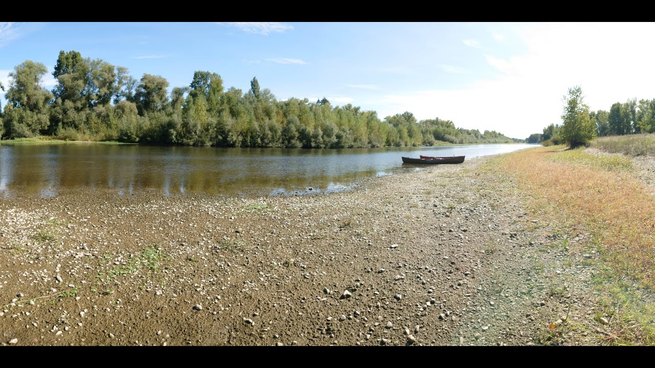 Kanuwandern auf dem Allier im Oktober 2023 - YouTube