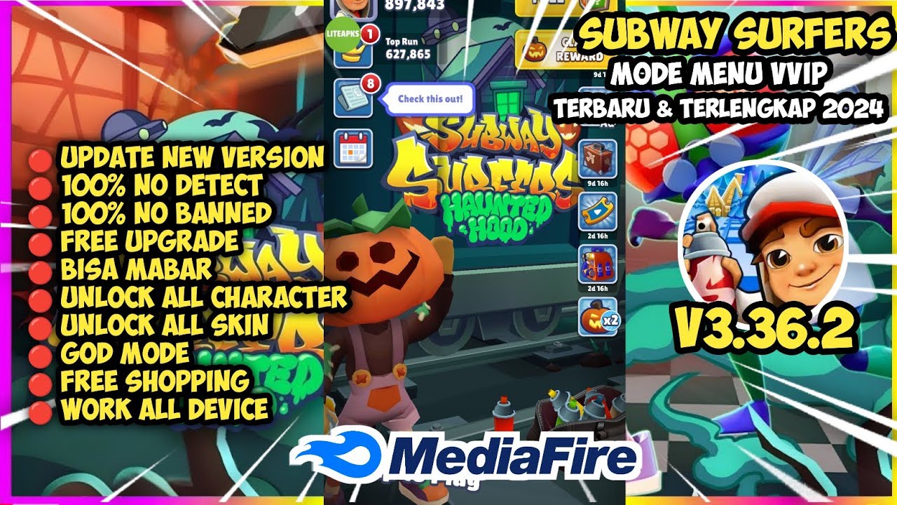 Subway Surfers Mod Menu Apk V3.36.2 Latest Version 2024 - Unlimited ...