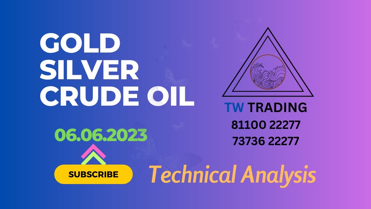 Gold Silver Oil Live Updates And Technical Levels 06 June 2023 - YouTube