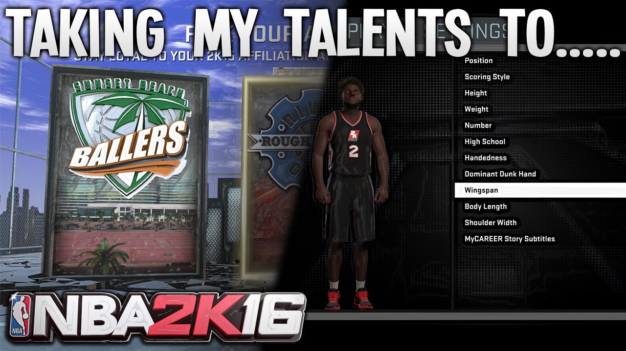 NBA 2K16 | Choosing MYPARK | INSANE PLAYER CREATION & MORE! XB1 Edition ...