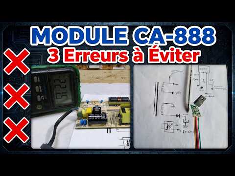 MODULE CA- 888 : 3 Erreurs à ÉVITER qui TUENT le Module et la Carte Mère !
