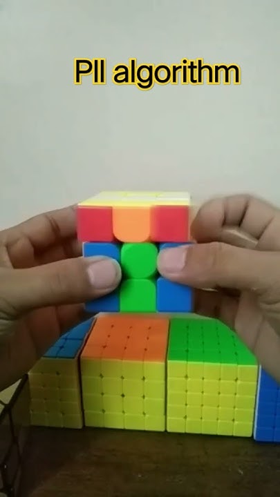Pll algorithm in a 3x3 Rubik's Cube #puzzle #rubikscube #cubing #solving - YouTube