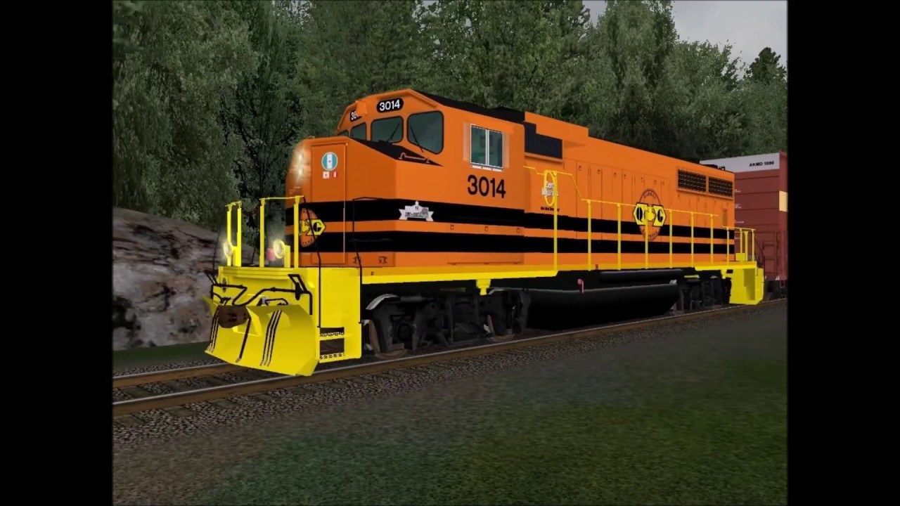 MSTS GP40-2L(w) Sets - YouTube