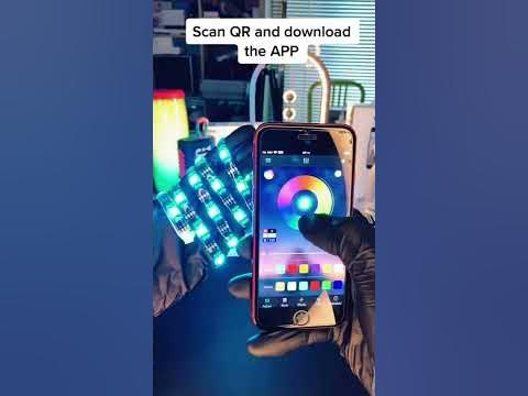 RGB Flexible LED Strip Light APP Controlled - YouTube