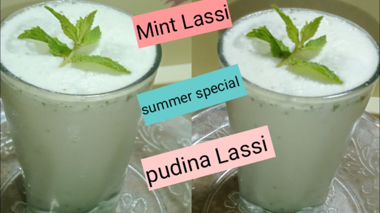 Mint Lassi || pudina Lassi || How to make Mint Lassi ...