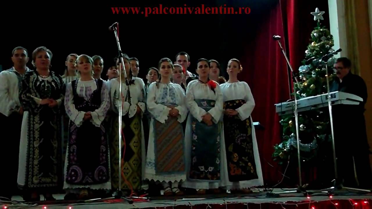 509.Grup de colindatori ai clasei de canto popular ai prof. Carmen ...