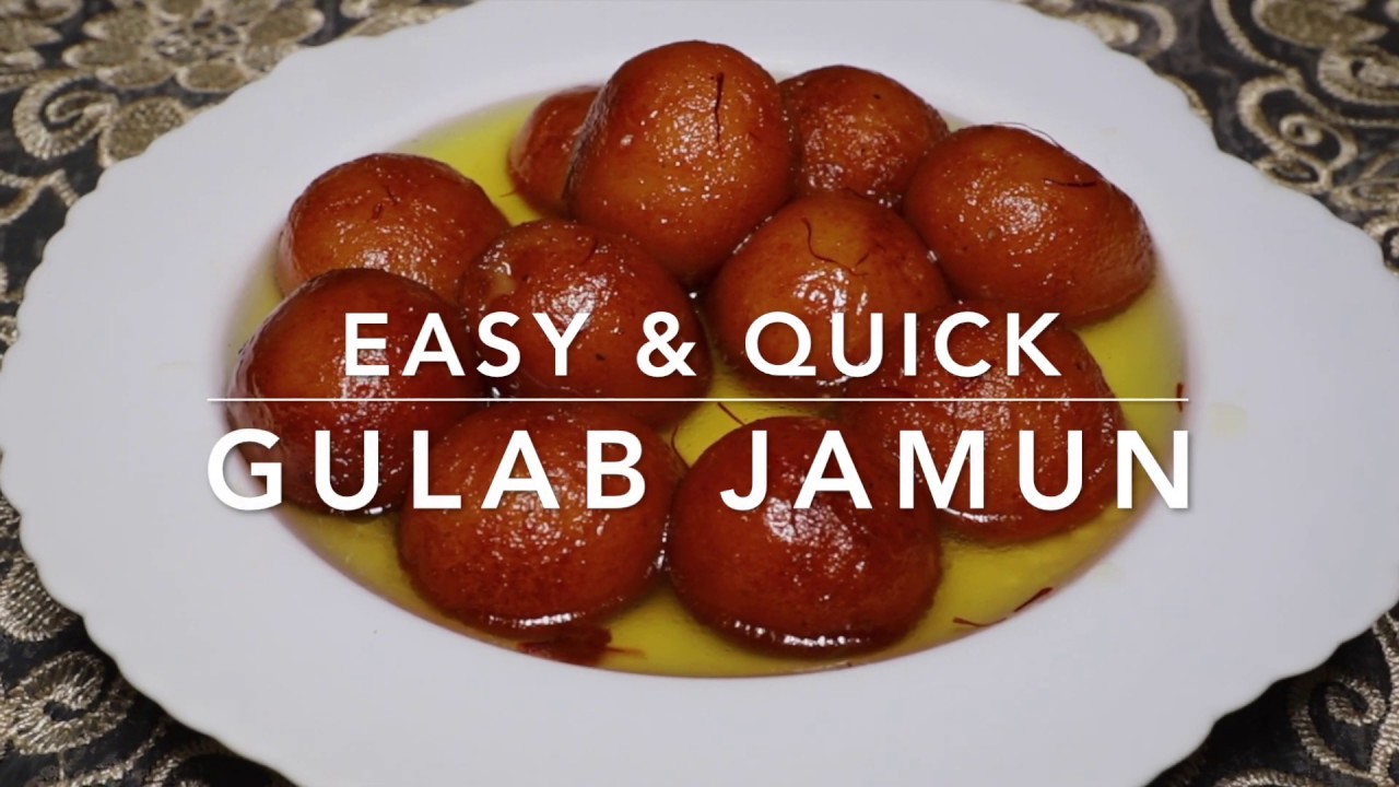 Easy Gulab Jamun Recipe | How to make Khoya Gulab Jamun | - YouTube