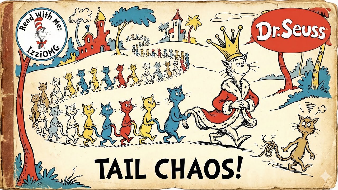 Dr. Seuss's King Looie Katz | Read Aloud (The Tail-Carrying Chaos! 👑🐈‍⬛ ...