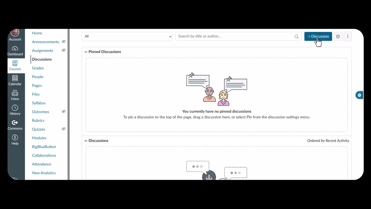 CANVAS HOW TO MAKE CREATE GROUP DISCUSSION TOPICS - YouTube