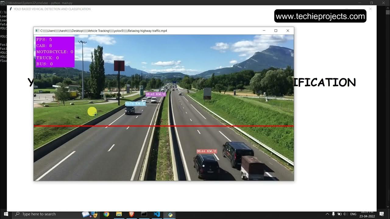 Vehicle Detection and Tracking using OpenCV | Machine Learning Projects for Final Year - YouTube