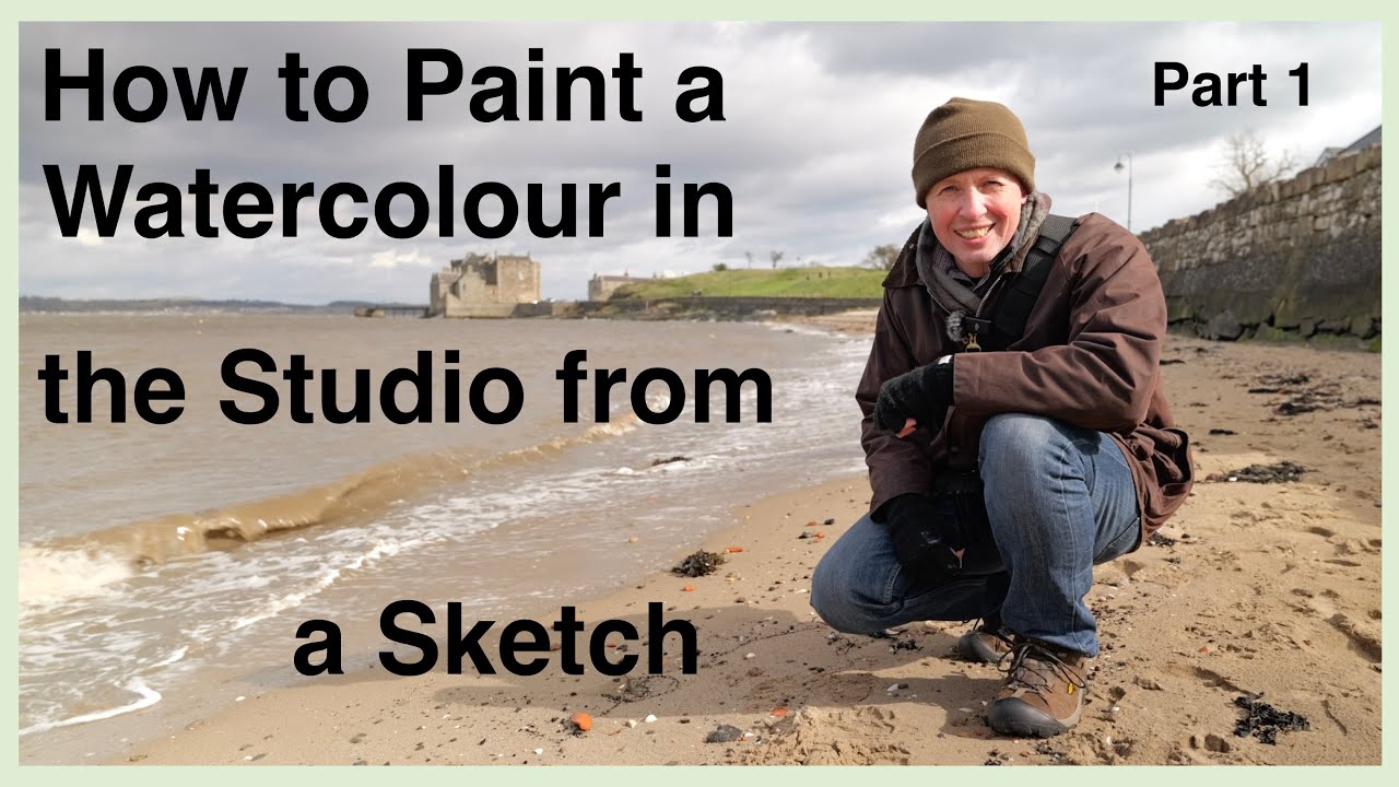 A Demonstration of Painting a Watercolour from Reference Photos and a ...