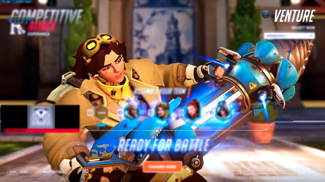 Surefour Venture Gameplay Overwatch 2 Season 10 Youtube