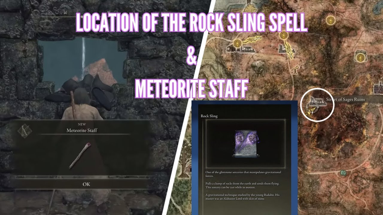 Elden Ring: Where to find the Meteorite Staff & the Rock Sling Spell ...