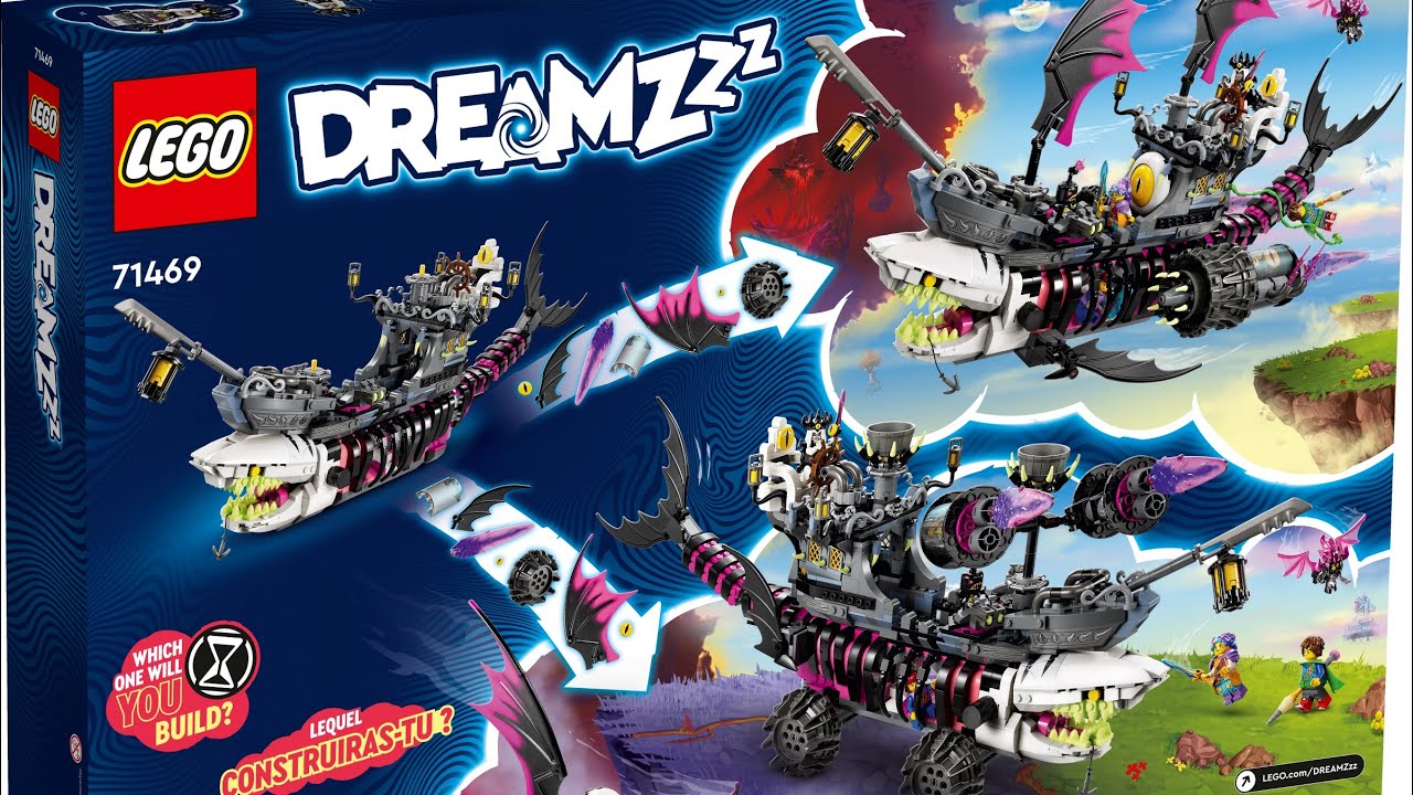 Dreamzzz shark lego set - YouTube