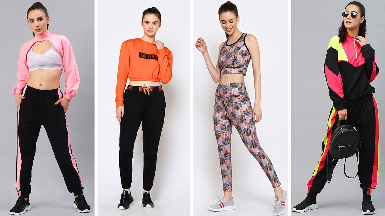 Trendy Tracksuits for girls II Outfit Set for Girls Women's Yoga ...