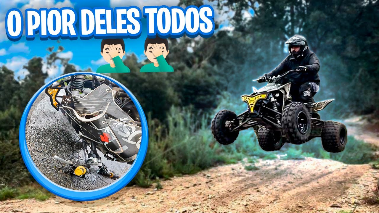 A MINHA PIOR QUEDA DE MOTA! *LTR450* - YouTube