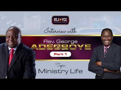 RejoyceTV: Interview with Rev George Adegboye - Ministry Life - YouTube