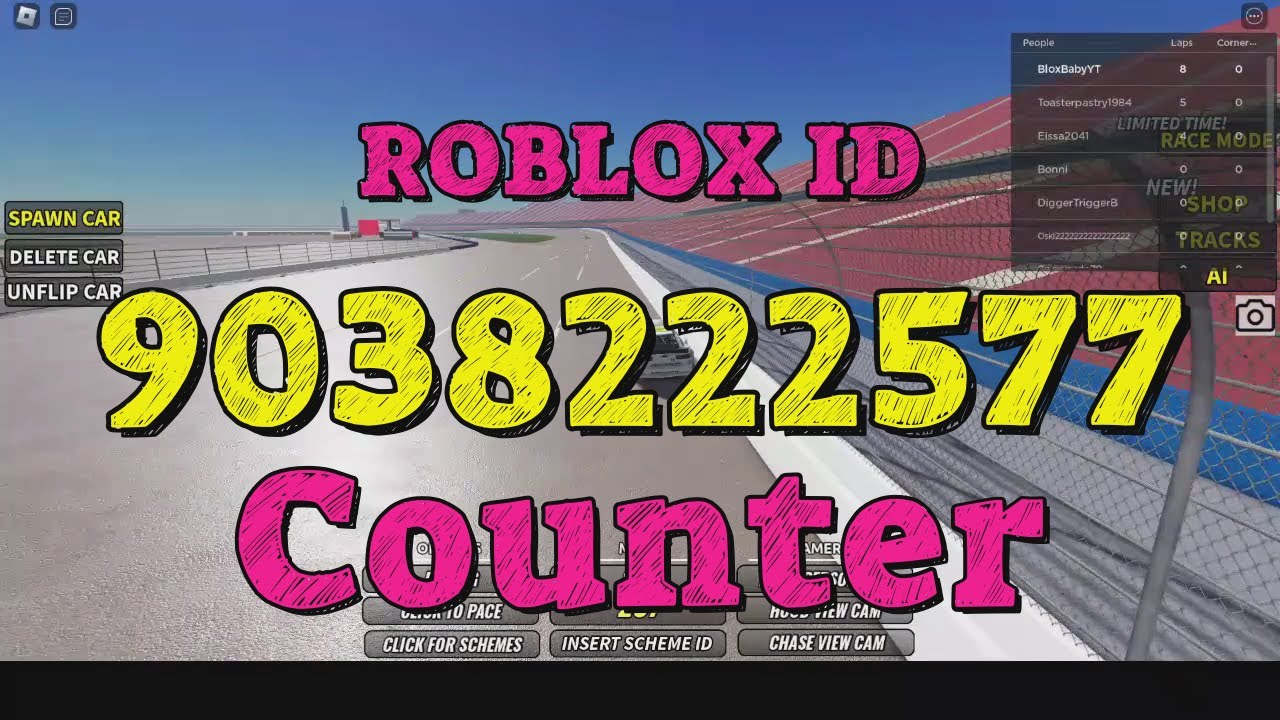 COUNTER Roblox Song Codes - YouTube