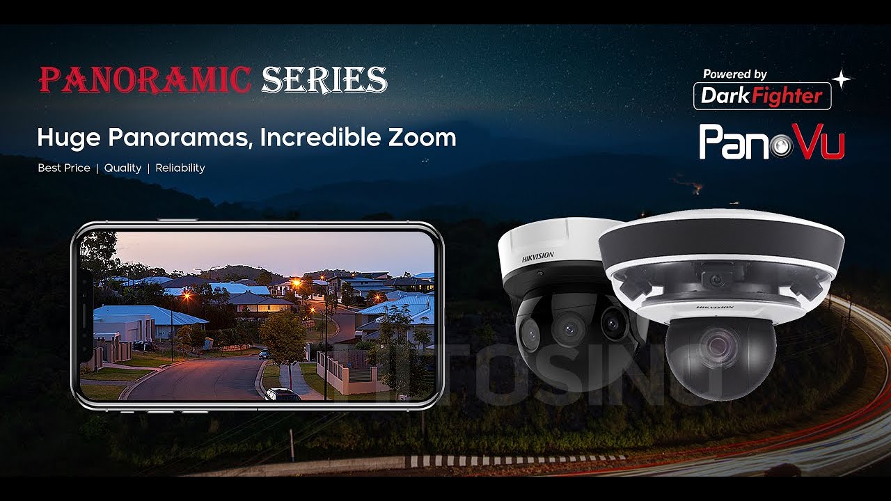 Hikvision Panovu Series Multisensor Fisheye Camera Collection Display - YouTube
