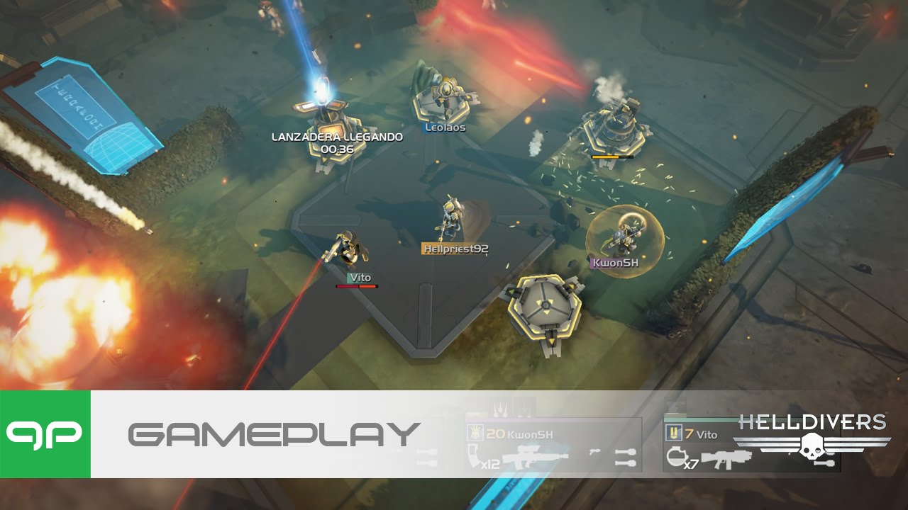 Helldivers (PS3/4/Vita, 2015) - Gellert City Event Co-op Gameplay - YouTube