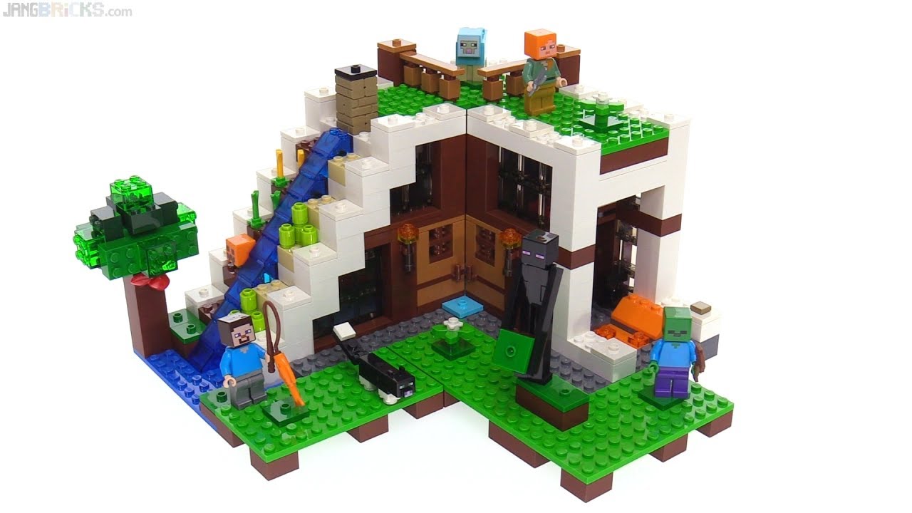 🔄 LEGO Minecraft 2017 Waterfall Base review! 21134 re upload - YouTube