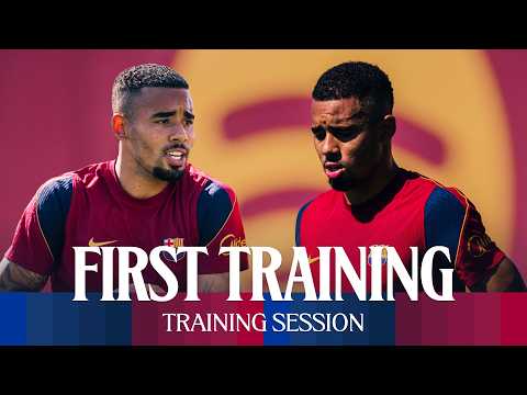 GABRIEL JESUS TRAIN WITH FC BARCELONA 🔵🔴