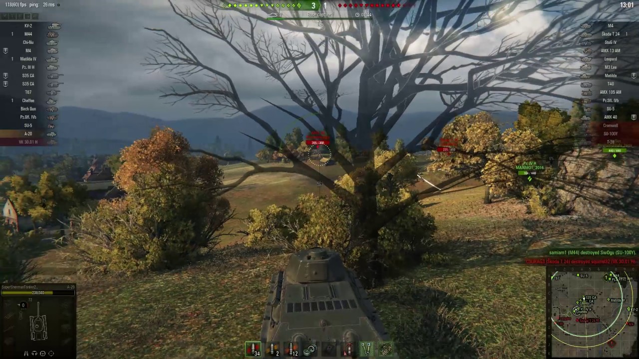 Over 1.2K Damage Spotted In A-20 Light Tank In Teir 5 Game - YouTube