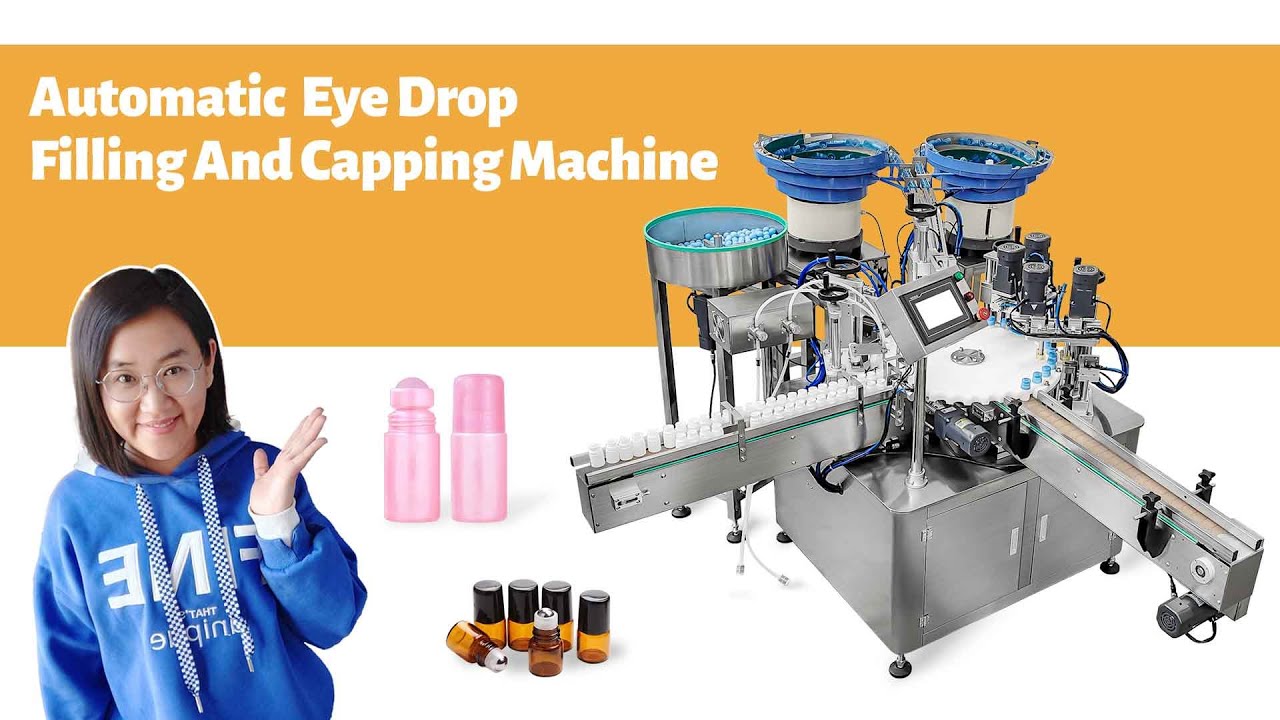 MTW Automatic star wheel capping machine for eye drop liquid bottle ...