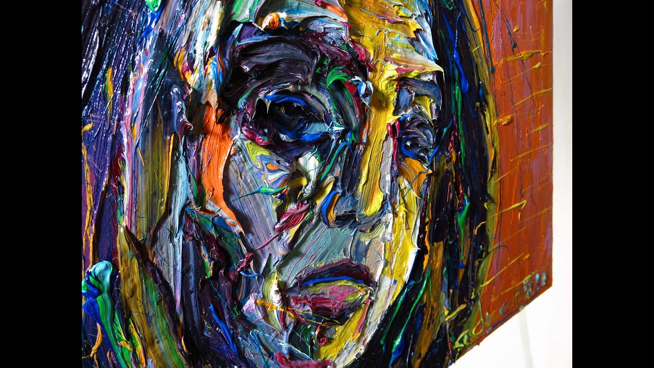 Expressionist Oil Painting x933 very thick impasto oil paintings for ...