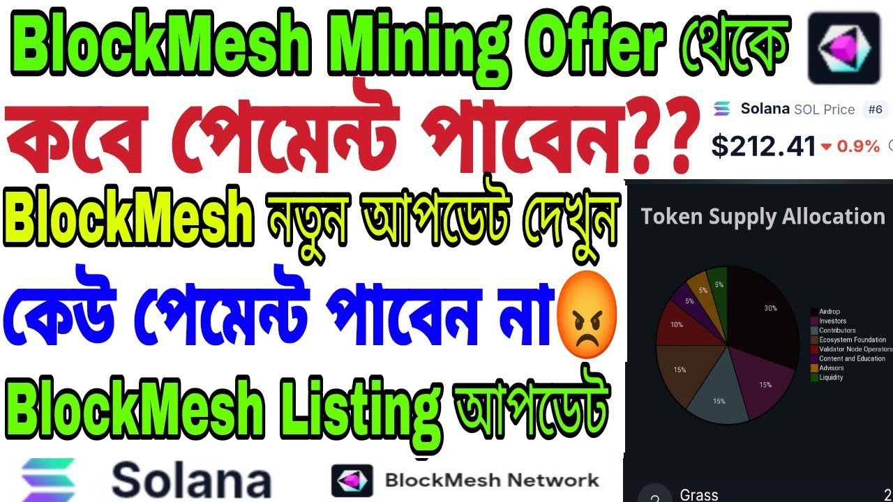 blockmesh airdrop Claim Bangla | Blockmesh airdrop listing date | blockmesh airdrop New Update ...