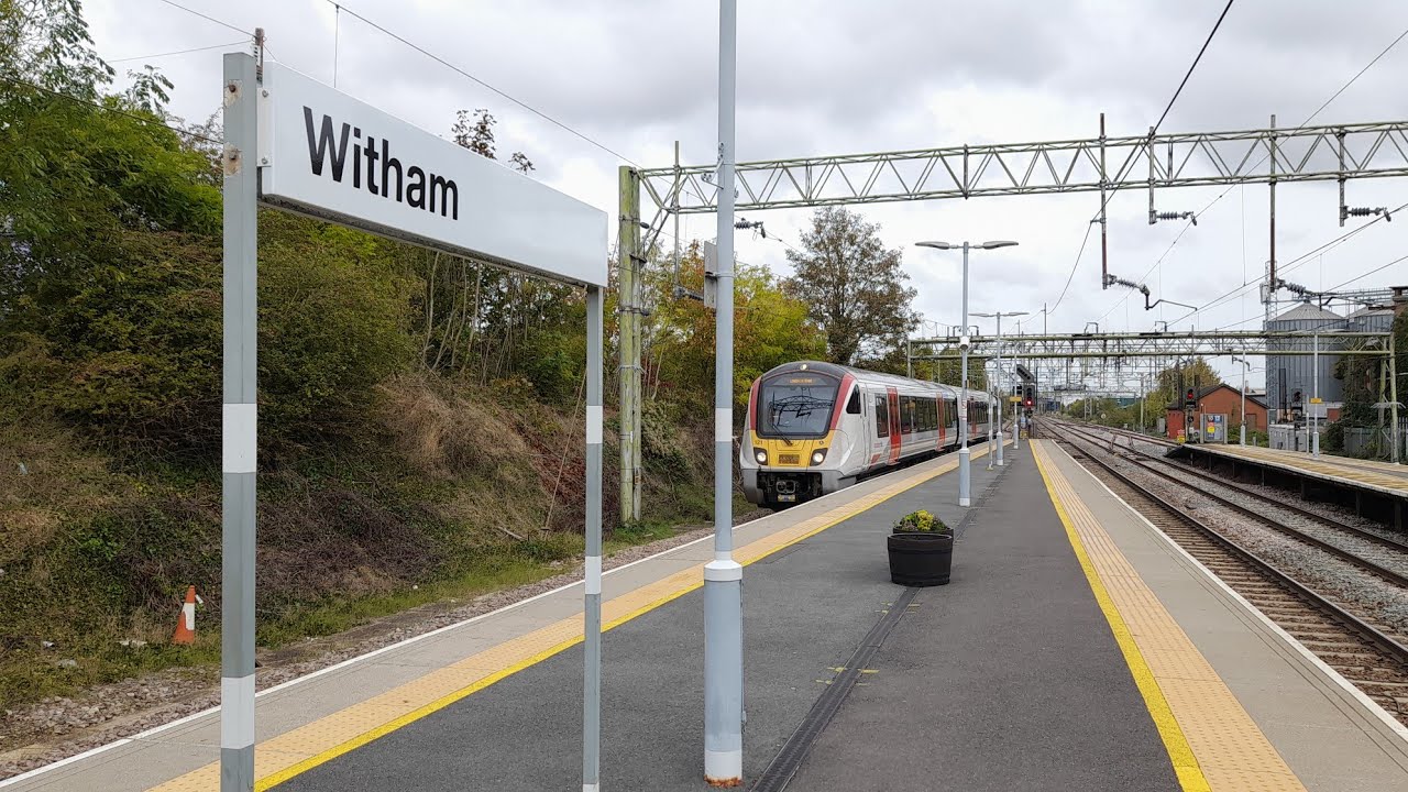 Witham Railway Station On The Great Eastern Mainline With Greater ...