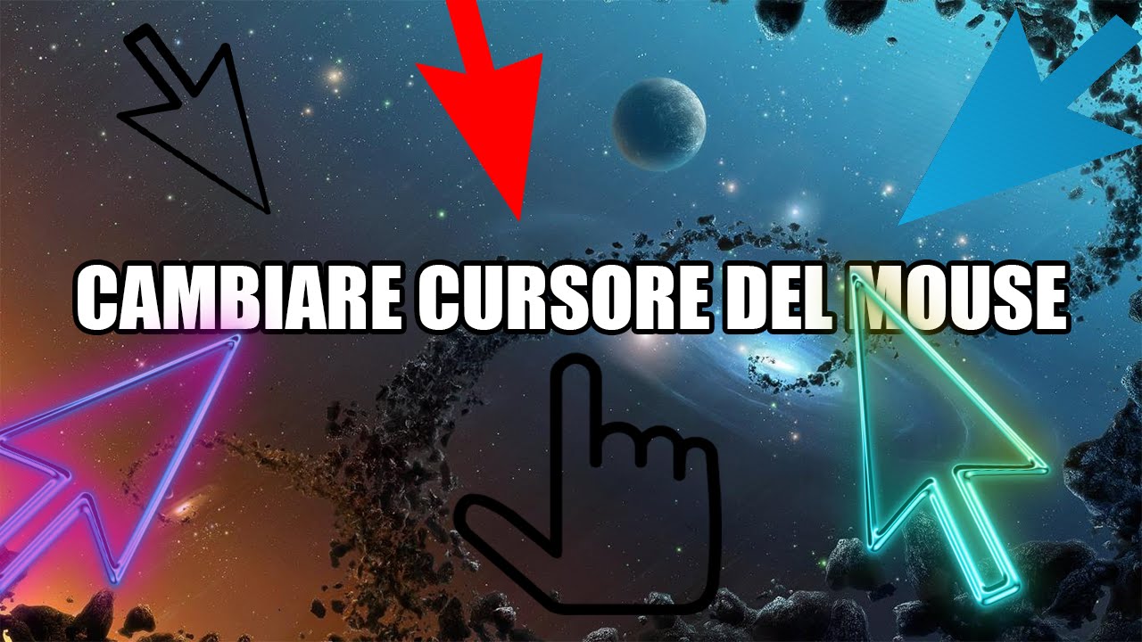 COME PERSONALIZZARE IL PUNTATORE DEL MOUSE by Boom - YouTube