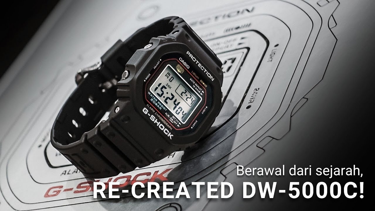 THE FIRST G-SHOCK REIMAGINED. - G-SHOCK DW-5000R - YouTube