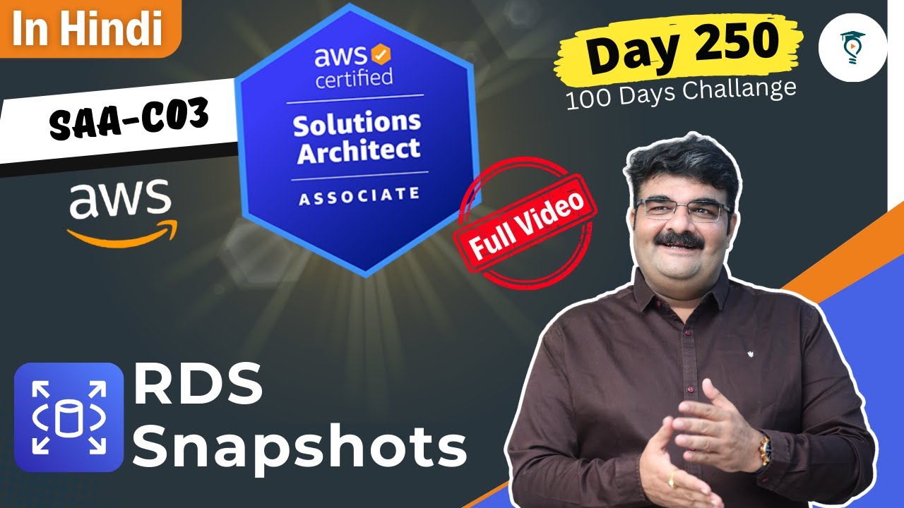 Day 250 AWS RDS || RDS Snapshots || AWS Tutorial || Hindi || Bhavesh Atara - YouTube