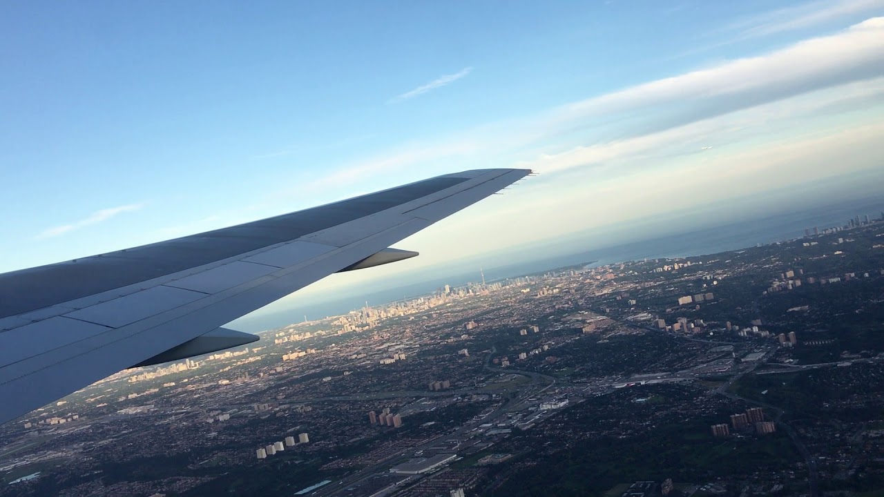Air Canada 476 Engine Surge and Emergency Descent filmed from AC 125 ...