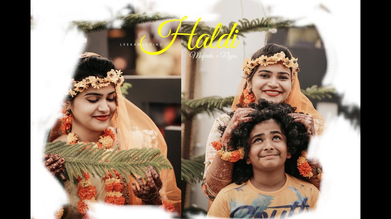 KERALA MUSLIM HALDI CEREMONY BY I LEEKA WEDDING I - YouTube