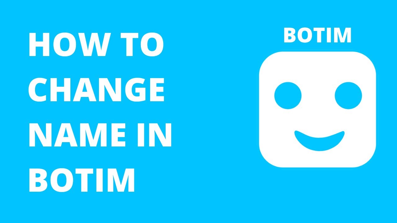 HOW TO CHANGE NAME IN BOTIM - YouTube
