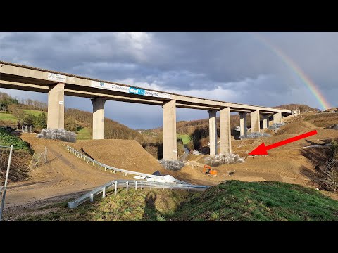 Explosive Demolition of a Viaduct | Blasting of a 327 meter long Bridge