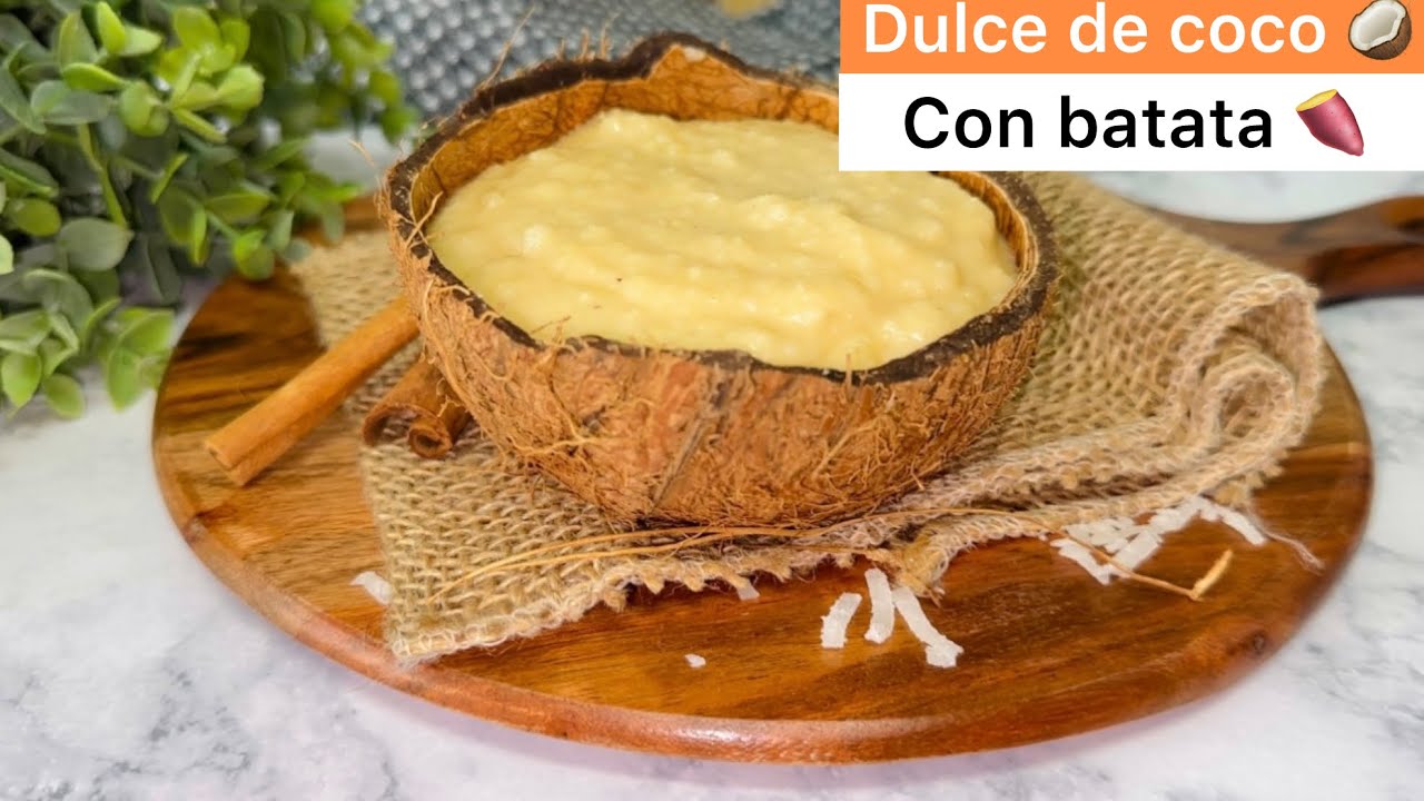 Dulce de coco 🥥 con batata 🍠 ( La Cocina de Yari ) - YouTube