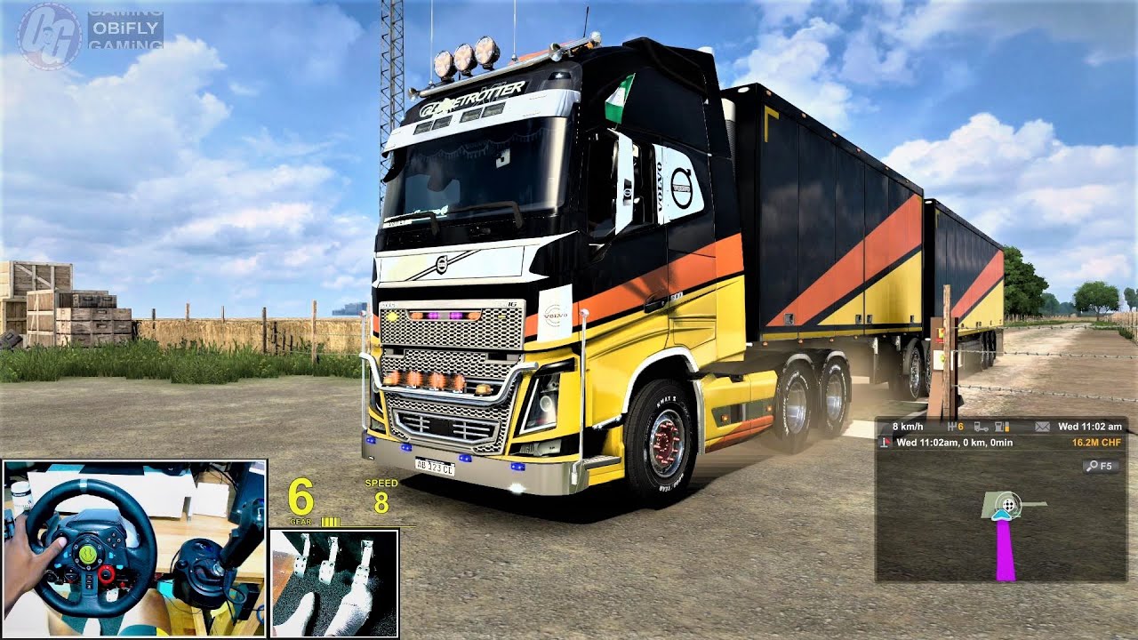 ETS2 Gameplay - Mapa Ceibo 1.47 Argentina Off-road - Volvo fh16 b ...