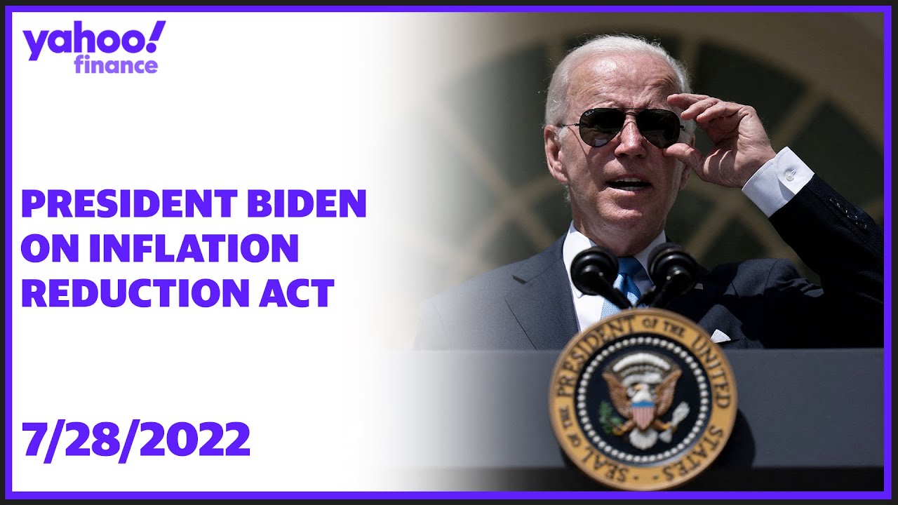 President Biden Speaks On Inflation Reduction Act After Reversal From