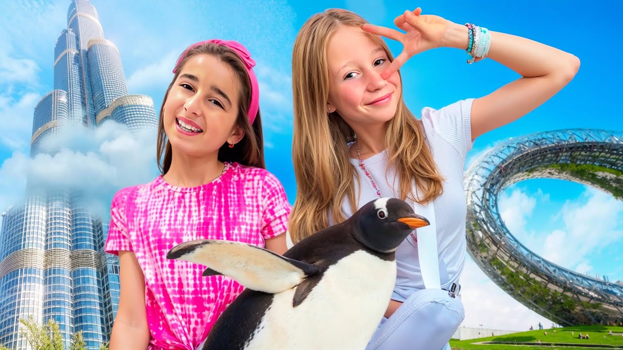Nastya And Evelyn Are On Vacation In Dubai Youtube