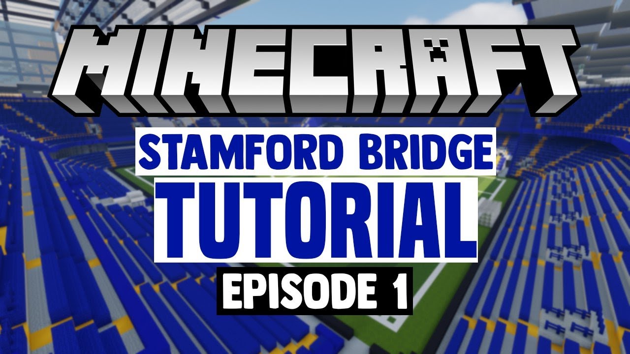 Minecraft Stadium Builds: Stamford Bridge [1] Pitch - YouTube