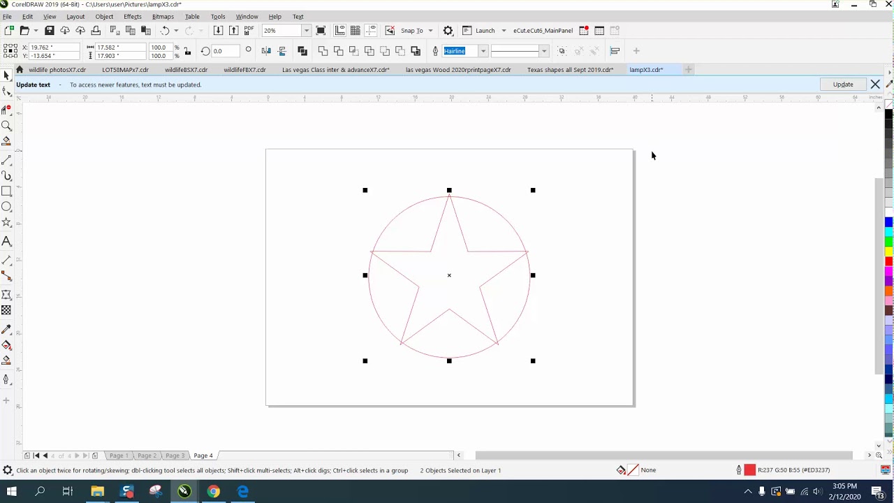 Corel Draw Tips & Tricks Duplicate on all pages Marco Part 2 - YouTube