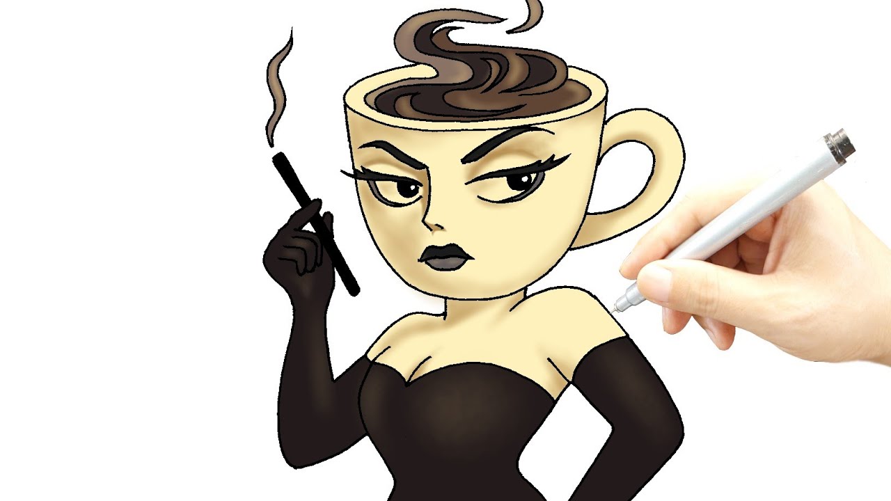 How to draw espressona signora brainrot | step by step - YouTube