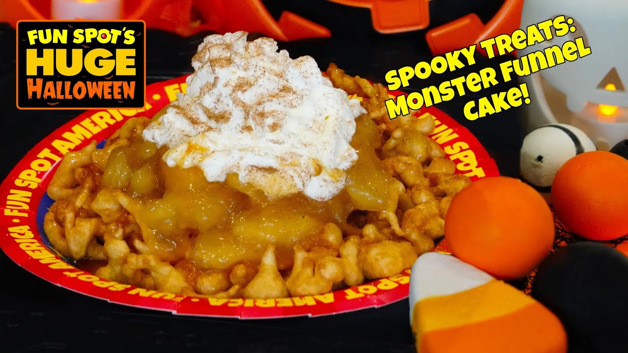 Fun Spot's HUGE Halloween 2022 Spooky Treats: Monster Funnel Cake ...
