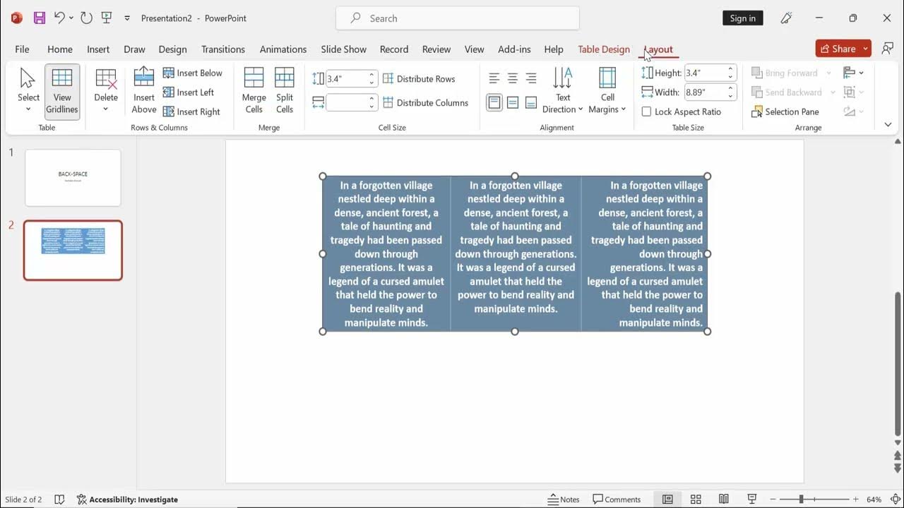 How to vertically center align in PowerPoint - YouTube