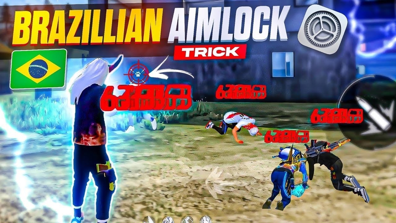 PERFECT AIMLOCK 🔐 SECRET TRICK / FREE FIRE AUTO AIMLOCK TRICK LIKE ...