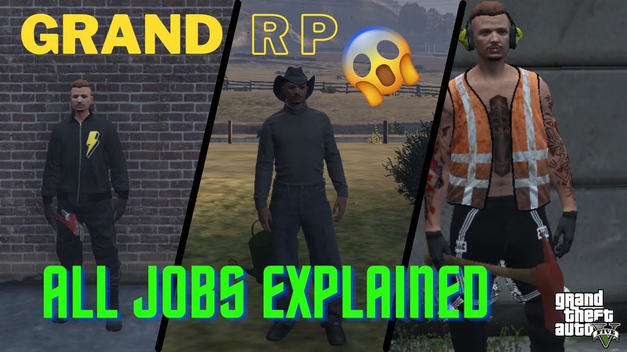 How to do Job in Grand RP? | GRAND RP | HINDI | MR.WINGS - YouTube